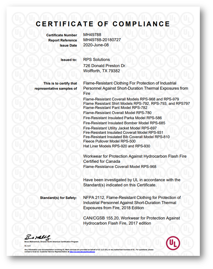 “INHERENT FR” = The Man, the Myth, the Legend - RPS Solutions